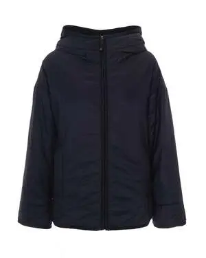 Max Mara Quilted Hooded Puffer Jacket - Blu Notte
