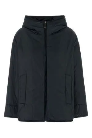 MM THE CUBE Cleo Padded Jacket With Silk Blend Padding - Blue