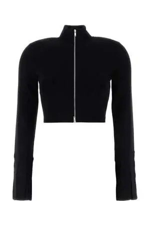 Nanushka Izan Stretch Viscose Blend Cardigan - Black