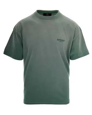 REPRESENT Graphic Cotton Oversized T-shirt - Washed Aloe