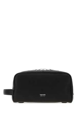 TOM FORD Calf Leather Beauty Case Mini - Black