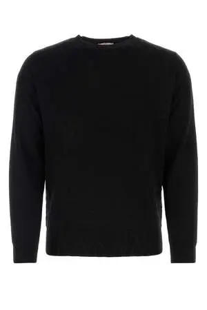 Valentino Garavani Valentino Garavani Men's Virgin Wool Sweater Black