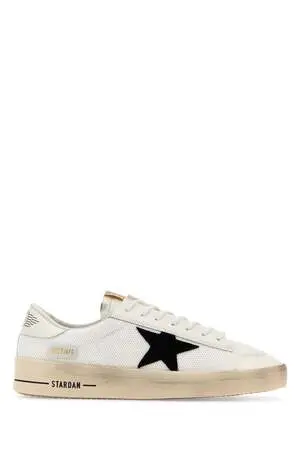 GOLDEN GOOSE Golden Goose Deluxe Brand Stardan Leather And Mesh Sneaker For Men Multicoloured