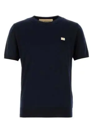 Valentino Garavani Dark Wool Sweater - Blue