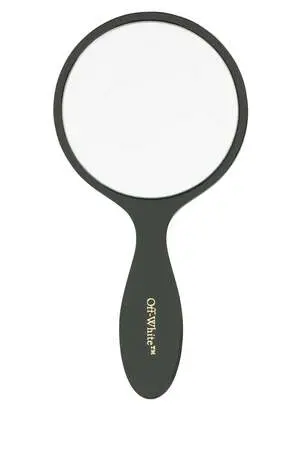 Off-White Bookish Mini Hand Mirror In Acetate