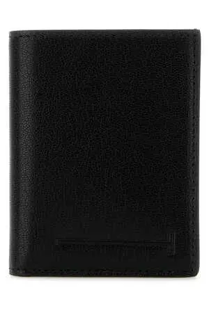TOM FORD 8 Cm Leather Wallet - Black