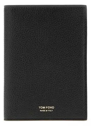 TOM FORD Leather Passport Holder 11 Cm X 14.5 Cm X 2 Cm Mini - Black