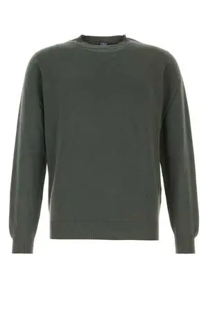 Fedeli Cotton Knit Sweater - Green