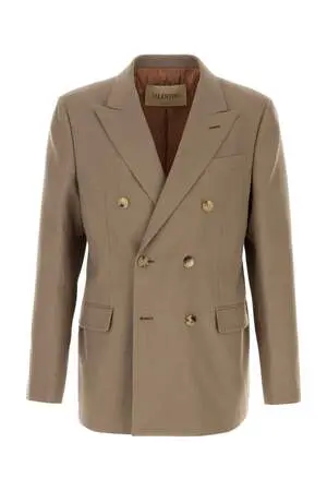 Valentino Garavani Virgin Wool Blazer - Brown