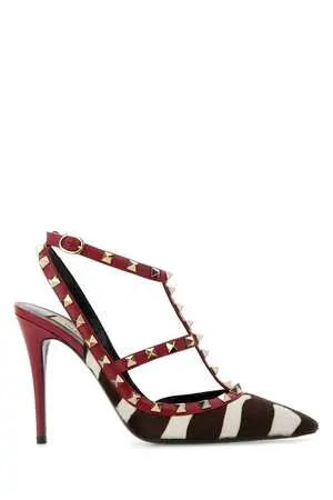 Valentino Garavani Valentino Garavani Animal Print Leather Rockstud Pumps Animal Print