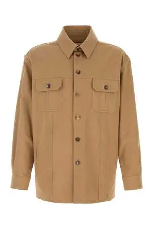 Valentino Garavani Valentino Garavani Camel Twill Shirt Camel