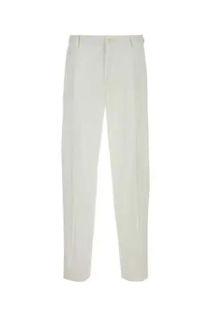 Dolce & Gabbana 100% Cotton Pants - White