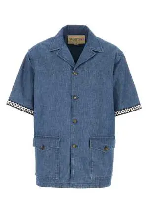 Valentino Garavani Cotton Denim Shirt - Blue