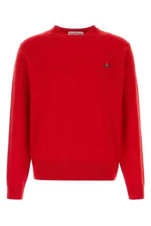 VIVIENNE WESTWOOD Alex Sweater In Merino Wool-cashmere Blend - Red