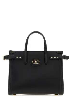 Valentino Garavani Antibes Leather Handbag - Black