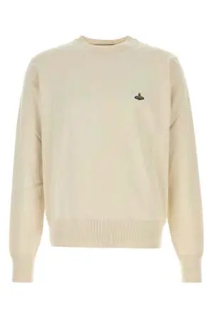 VIVIENNE WESTWOOD Alex Sweater In Cotton-cashmere Knit - White