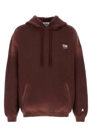 GOLDEN GOOSE Grape Cotton Oversize Sweatshirt - Purple