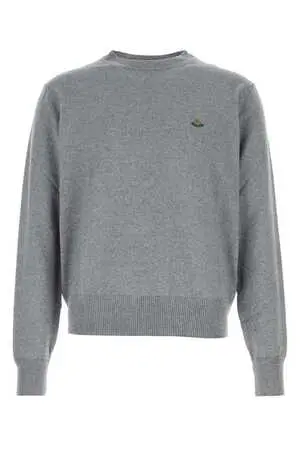 VIVIENNE WESTWOOD Alex Sweater In Cotton-cashmere Knit For - Grey
