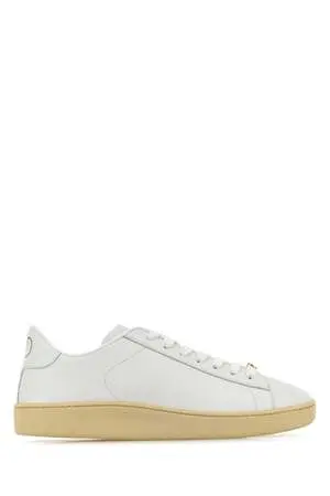 Valentino Garavani Royco Leather Low Top Sneakers - White