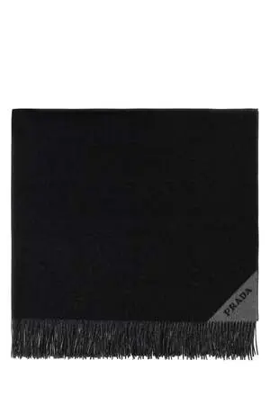 Prada Slate 140 X 185 Cm Cashmere Blanket - Grey