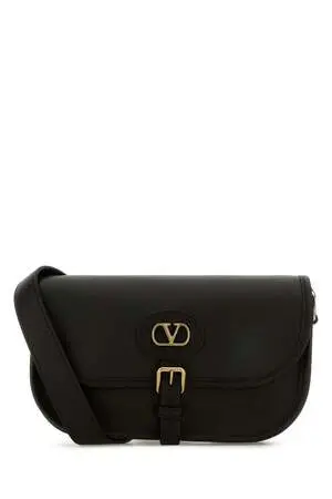 Valentino Garavani Antibes Crossbody Handbag In Leather, 20cm X 14cm X 4cm - Black