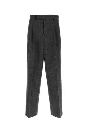 Dolce & Gabbana Wool Tailored Pants With Contrast Detail - Multicoloured