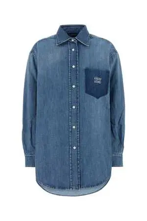 Miu Miu Oversized Denim Shirt