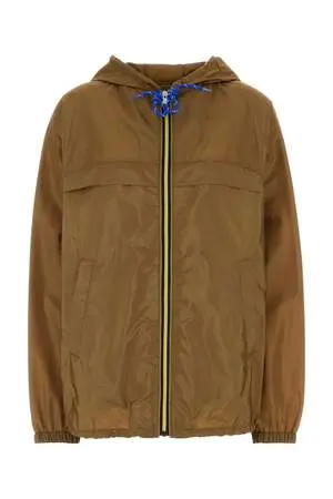 Prada Biscuit Re-nylon Jacket - Camel