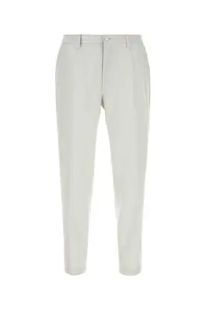 Dolce & Gabbana Chalk Wool Pant - White