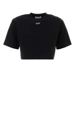 Off-White Stretch Cotton T-shirt