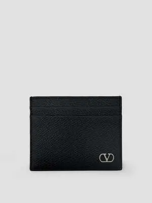 Valentino Garavani Signature V Logo Mini Handbag - Black