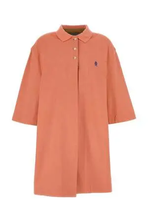 Prada Piquet Cotton Overcoat For - Pink