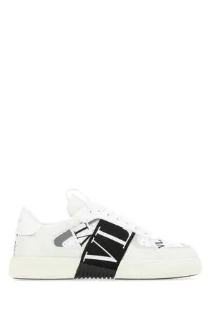 Valentino Garavani Vl7n Leather Sneaker For - White