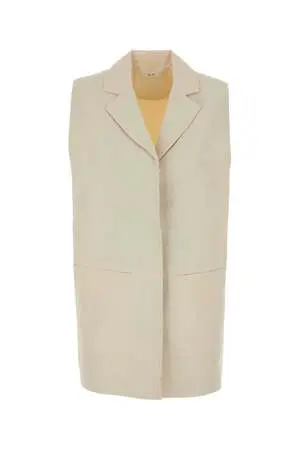 Co Viscose-linen Blend Vest