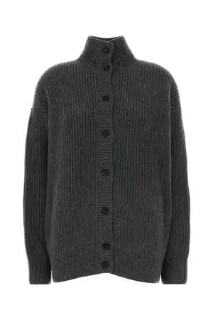 Prada Oversize Cashmere Cardigan For - Grey