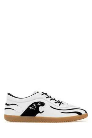 Valentino Garavani Embellished Leather Sneakers - White
