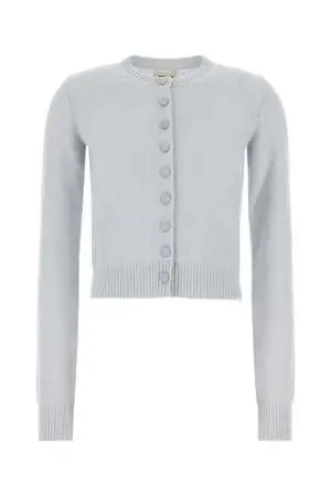 Khaite Everheart Cashmere Cardigan - Light Blue
