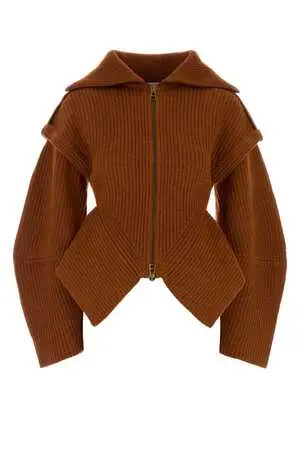 Zimmermann Copper Wool-blend Valiant Cardigan - Orange