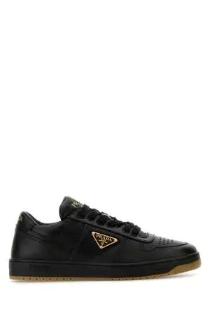 Prada Downtown Nappa Leather Sneaker For - Black