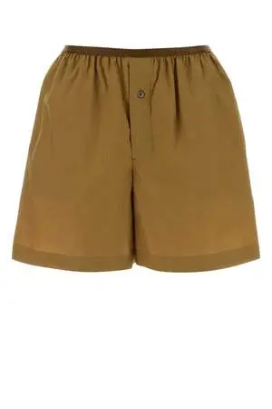 LEMAIRE Poplin Shorts - Camel