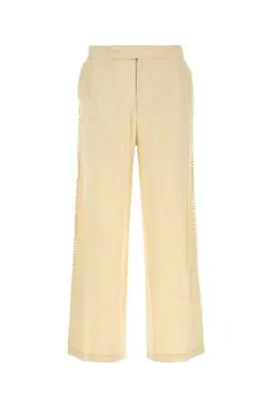 BAZISZT Cotton Corniche Pant - White