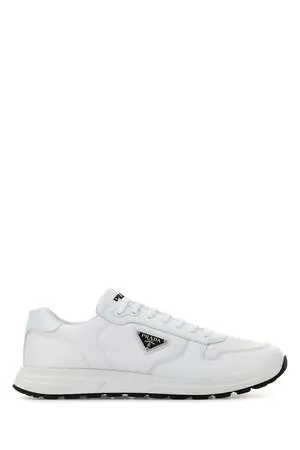 Prada Nylon And Leather Prax 2.0 Sneaker - White