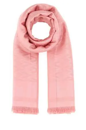 Valentino Garavani V-print Silk-wool Scarf 140 Cm X 140 Cm