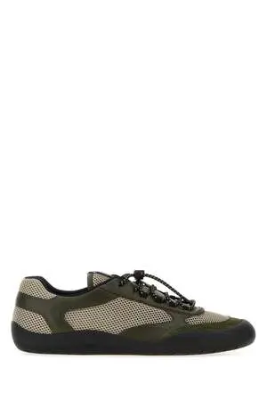 Prada Leather And Mesh Speedrock Sneaker - Multicoloured