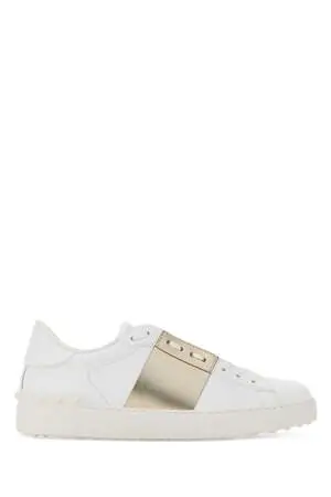 VALENTINO Valentino Garavani Open Leather Sneaker With Gold Band