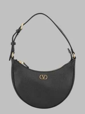 VALENTINO VALENTINO GARAVANI Vlogo Leather Shoulder Handbag
