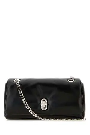 Marc Jacobs Leather Shoulder Handbag With Silver-tone Hardware