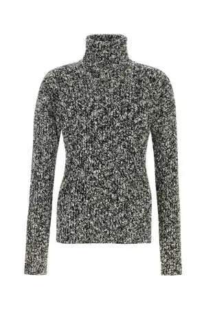 Dolce & Gabbana Ribbed Turtleneck Sweater With Contrast Detailing