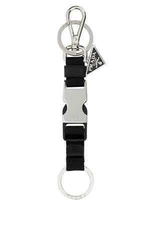 Prada Fabric Keyring - Black