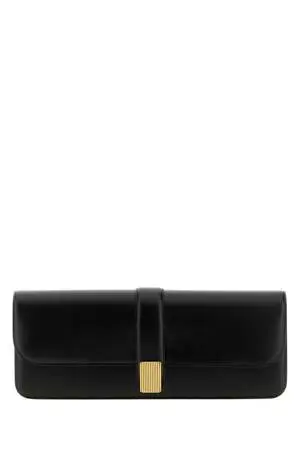 Khaite Blake Leather Clutch - Black